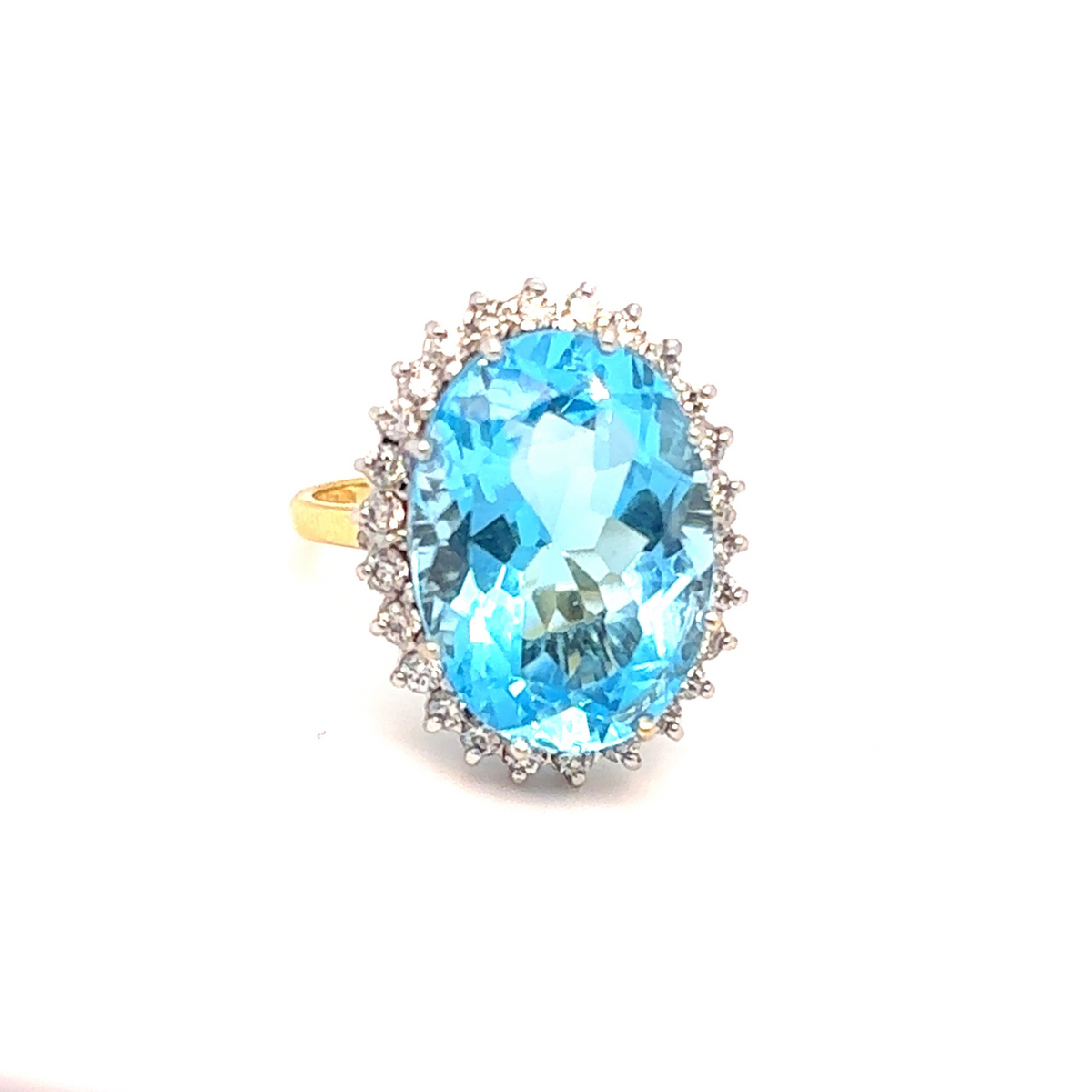 Topaz and Diamond Ring – Ancient & W